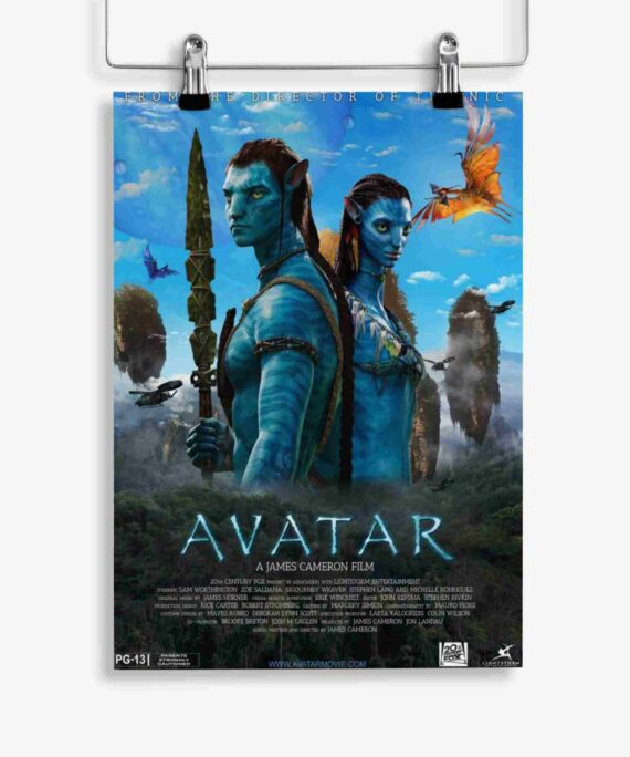 Avatar 1 Movie Poster for Home Decor, 12″x18″ and A4 Size